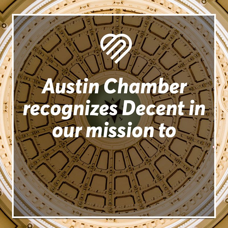 Austin Chamber recognizes Decent in our mission to improve healthcare ...