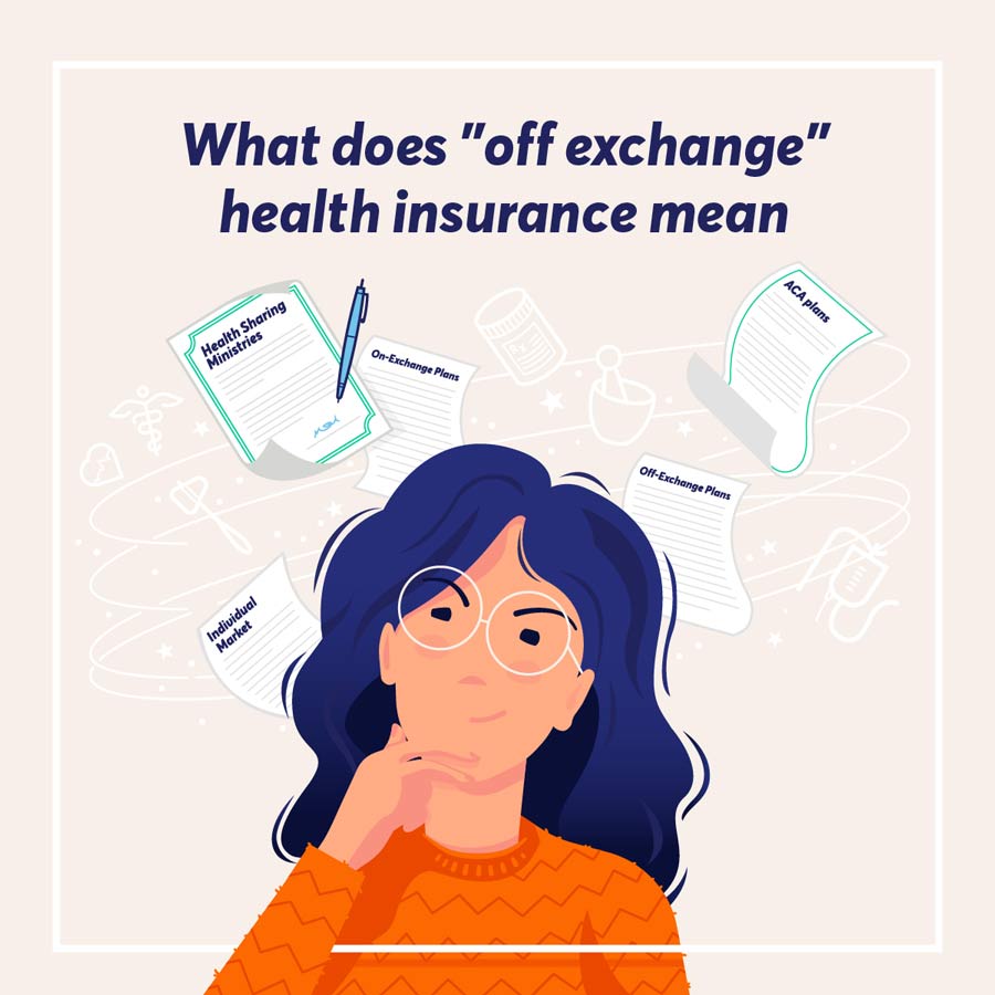 What does "off exchange" health insurance mean | Decent