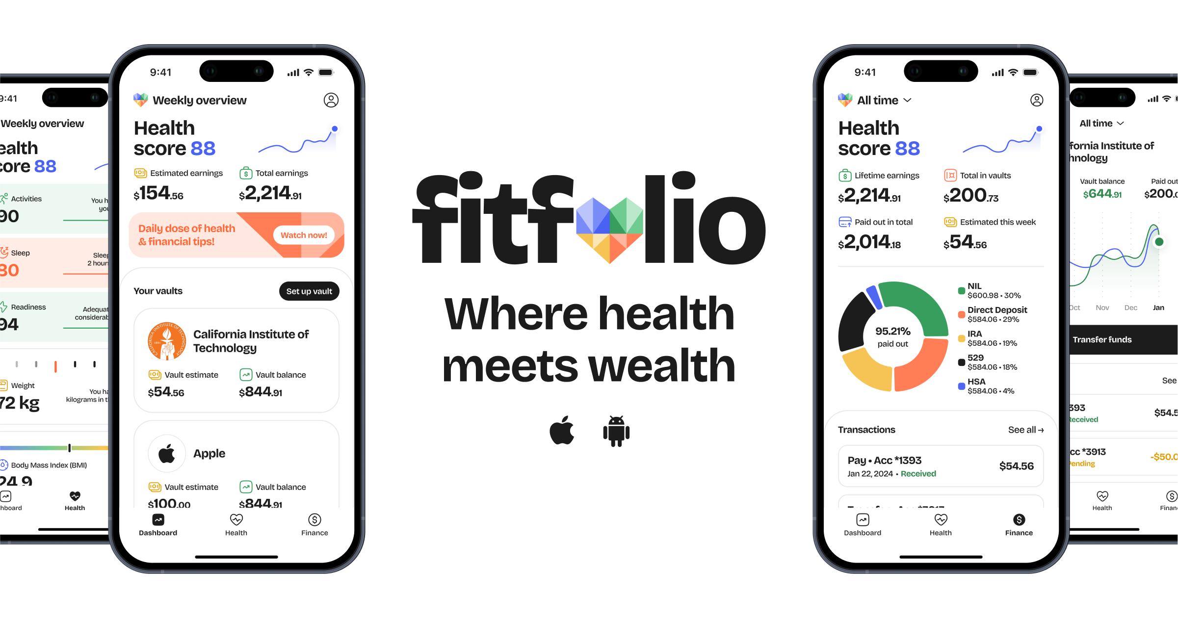 Fitfolio — where health meets wealth