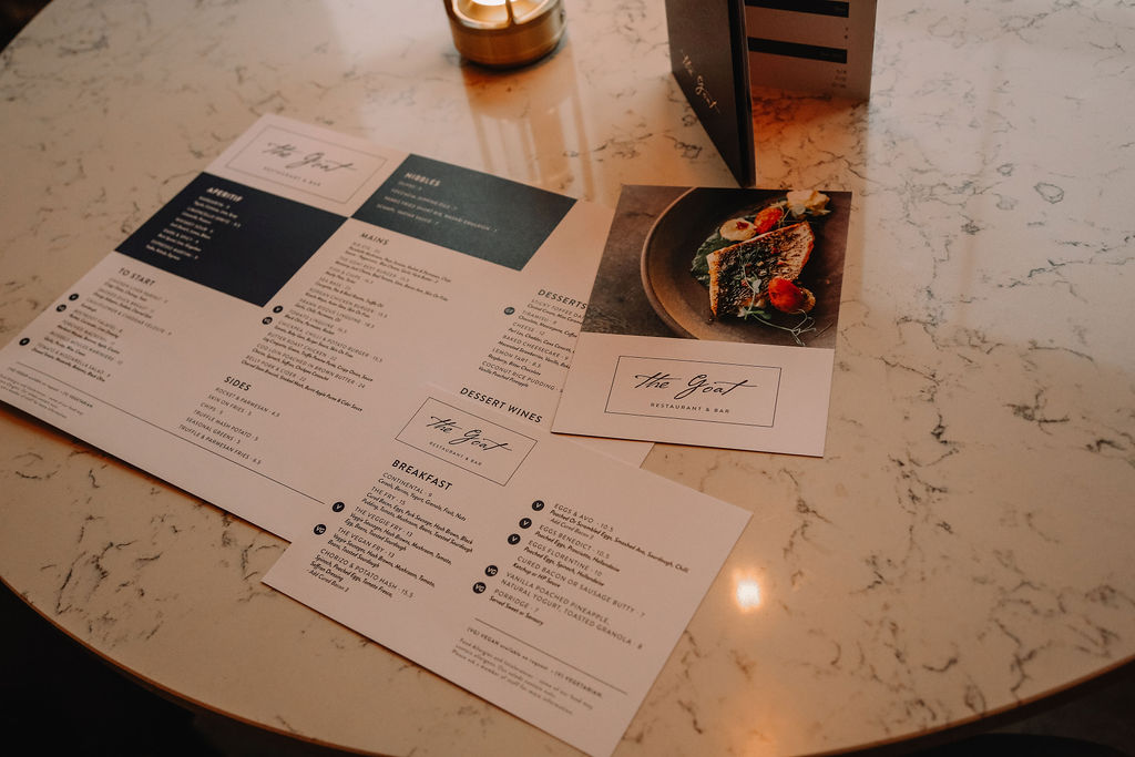 Menu | The Goat - Browse Our Menus