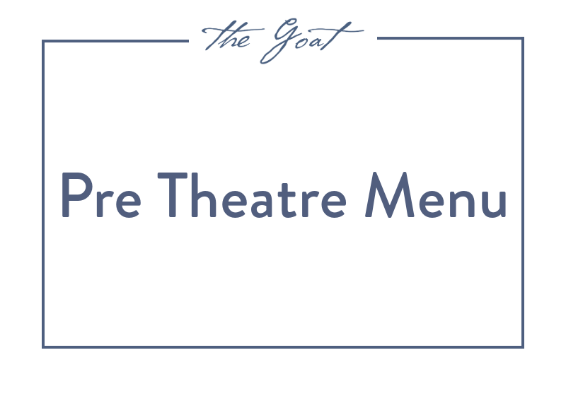 Menu | The Goat - Browse Our Menus