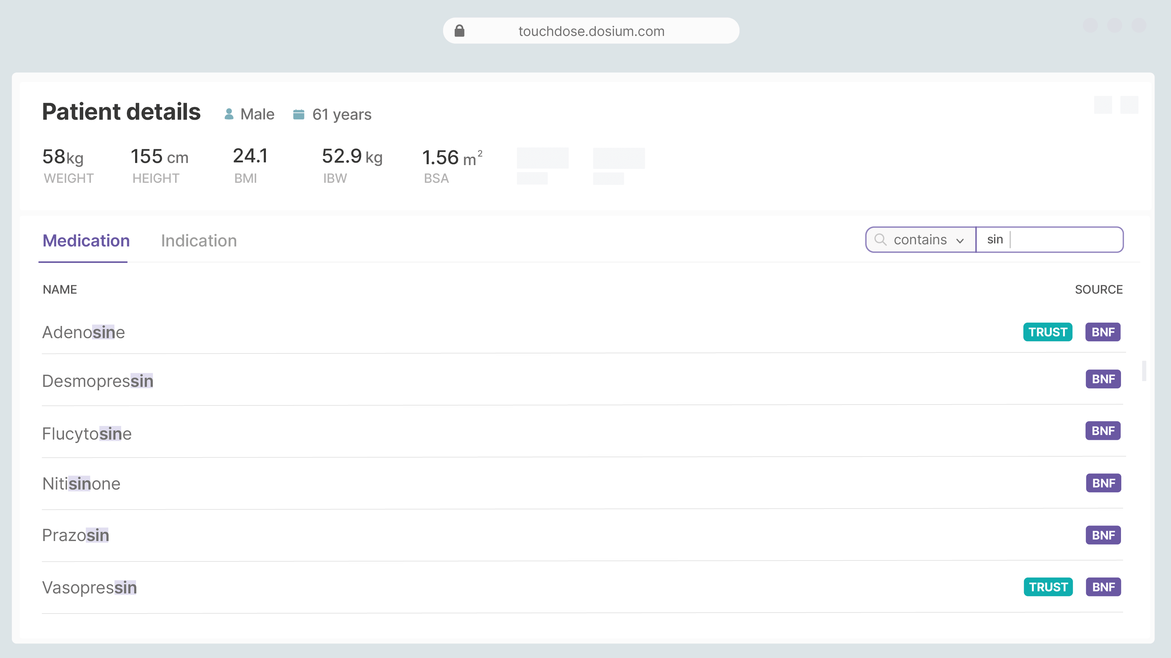 Dosium — Clinical Decision Support