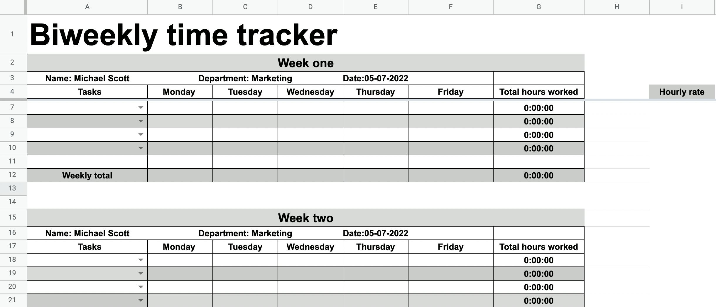 5 Employee Timesheet Templates [Free Download]