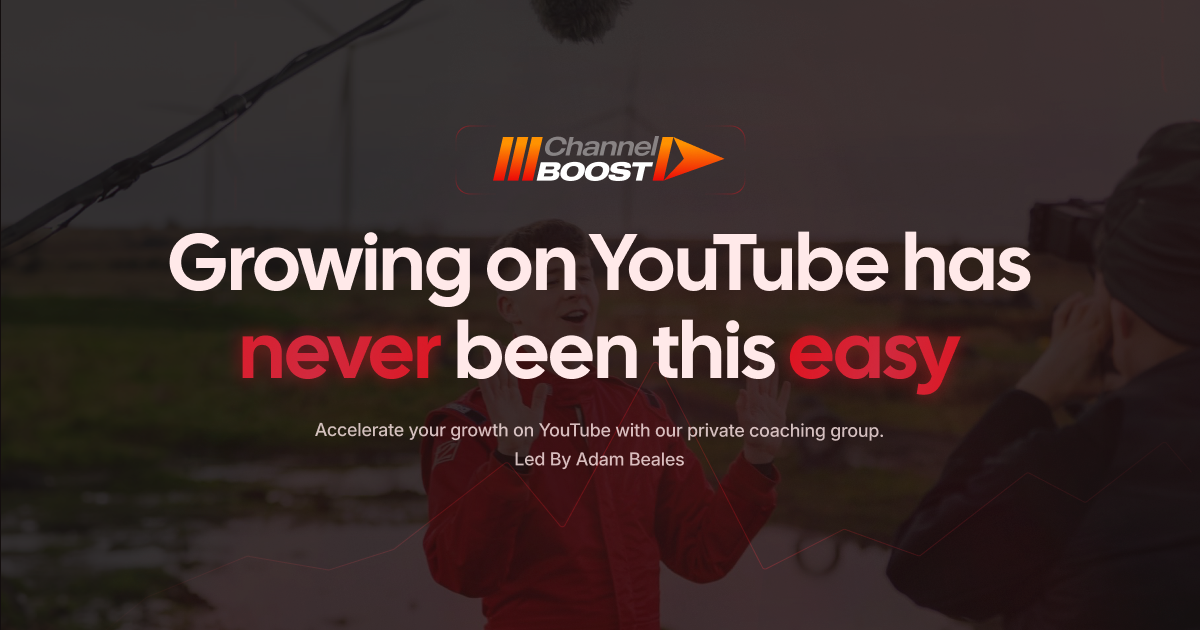 Adam Beales | Your YouTube Coach...