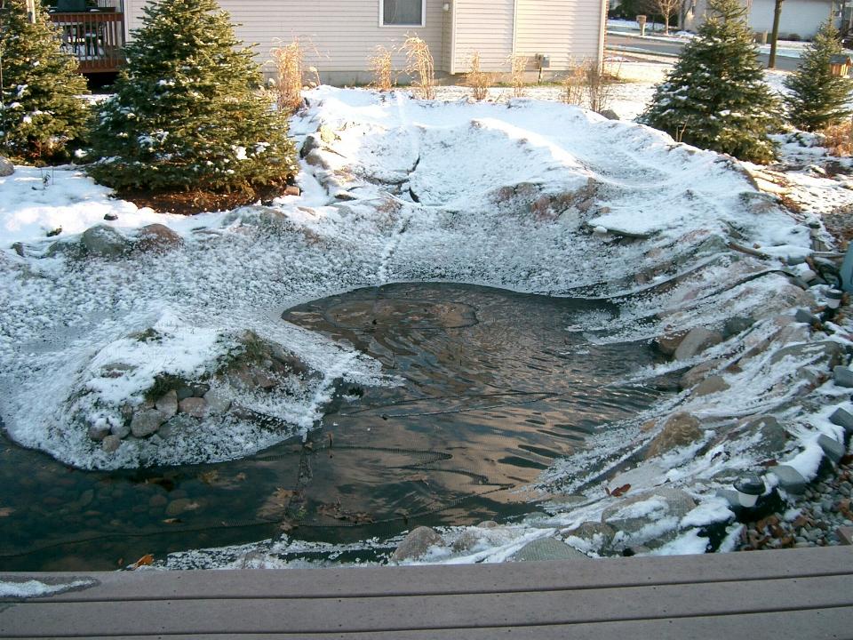 Water Feature Winterization | Our Services | Good Earth Water Gardens