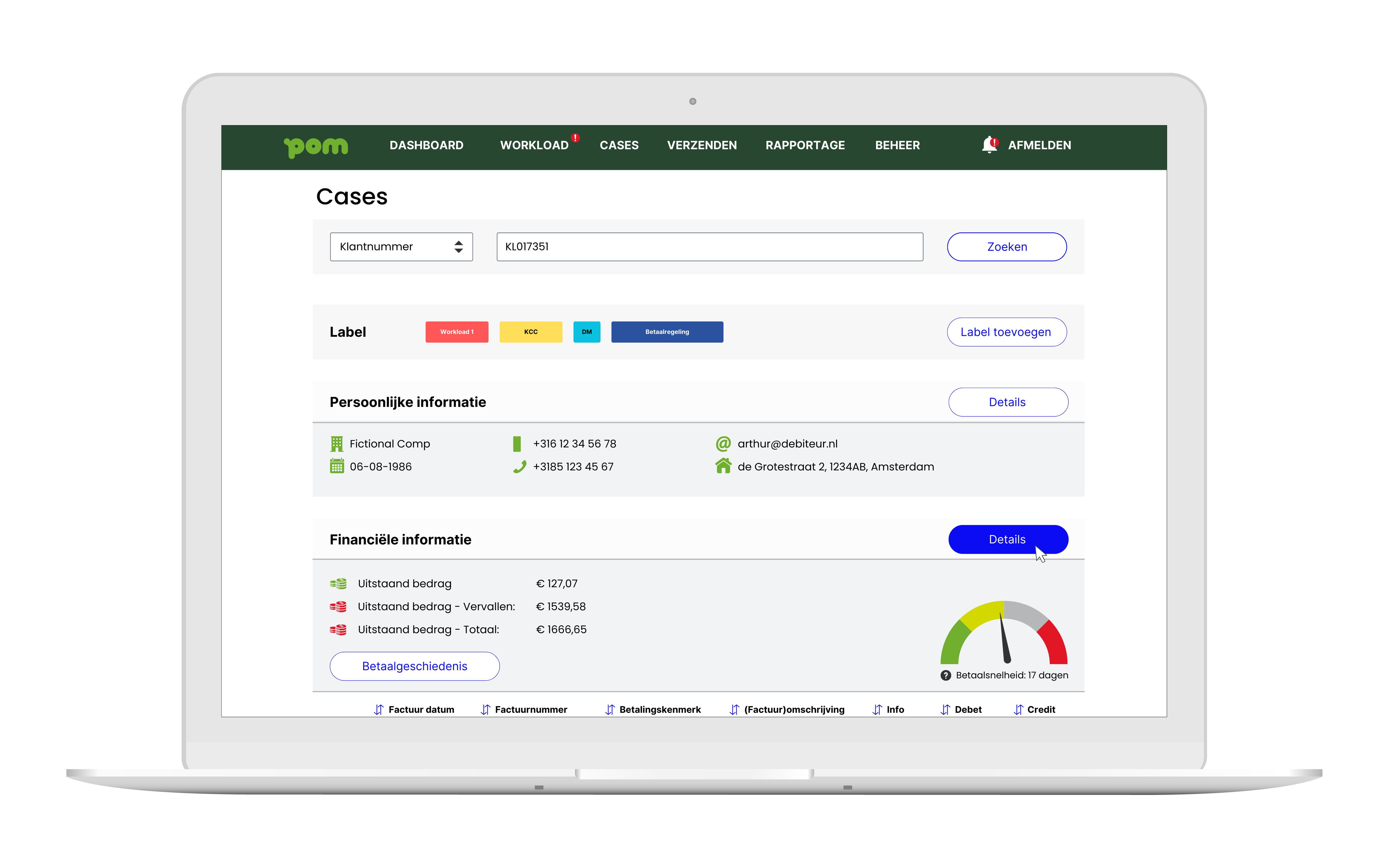 POM Collect | Credit management software