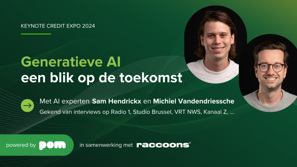 POM invite les experts en IA Sam Hendrickx et Michiel Vandendriessche à ...