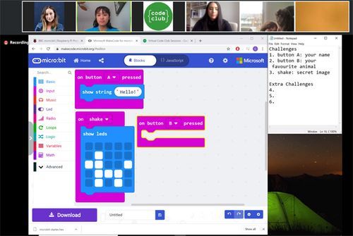 Code Club goes virtual!