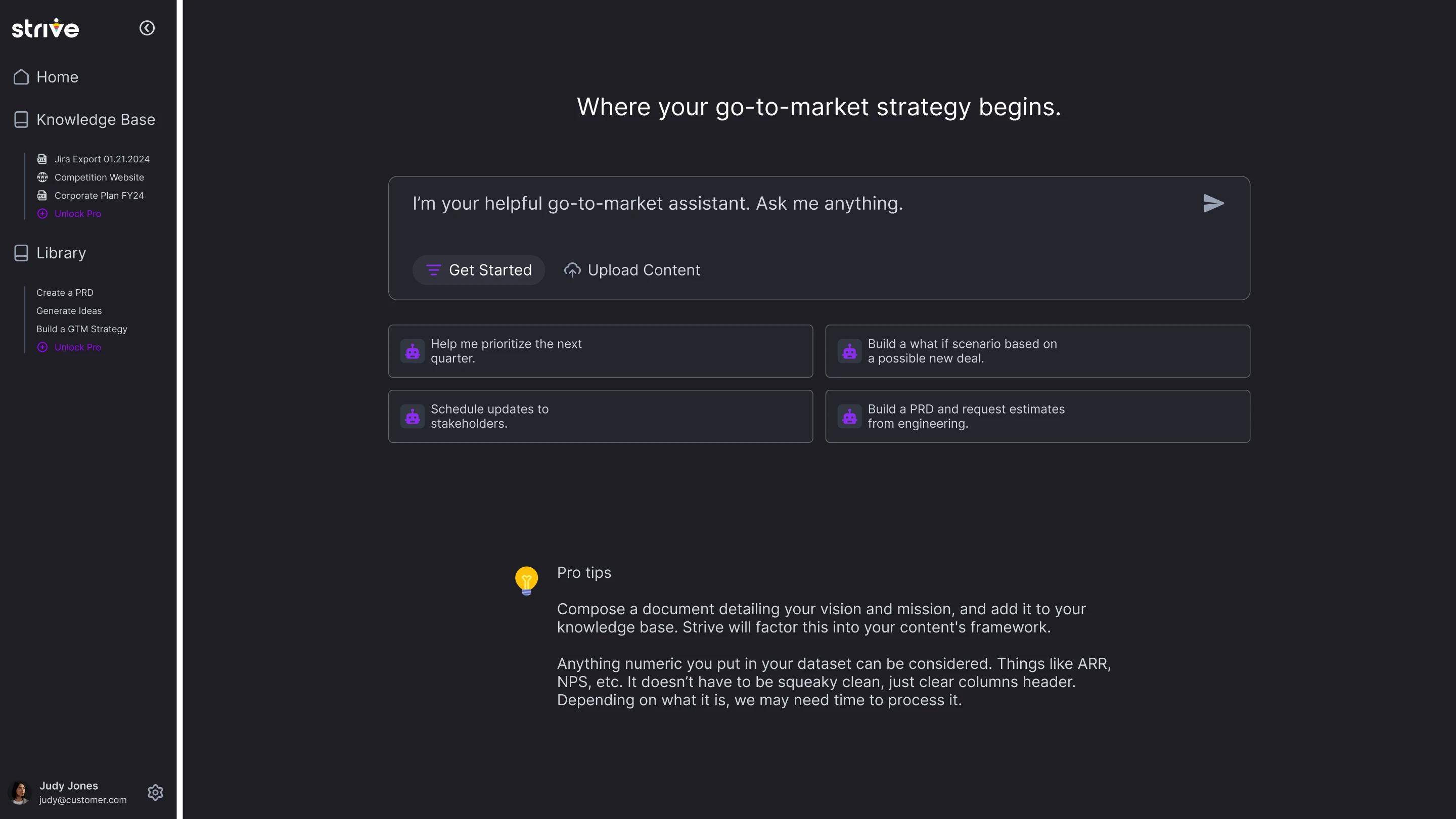 Strive - AI-Powered Go-To-Market Solutions for Smarter Decision-Making