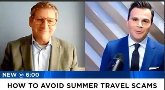 CEO Bryan Lewis with WHNS-TV on summer travel identity fraud scams ...