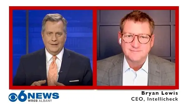 CEO Bryan Lewis with WRGB-TV on the dangers of romance scams | Intellicheck