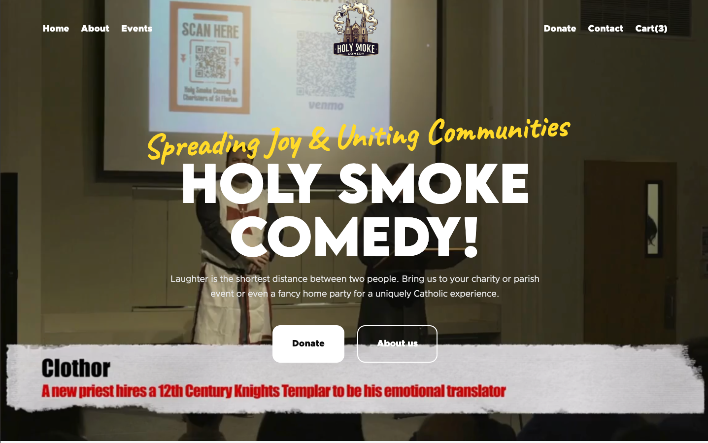 Holy Smoke Comedy | Catholic Entertainment Group