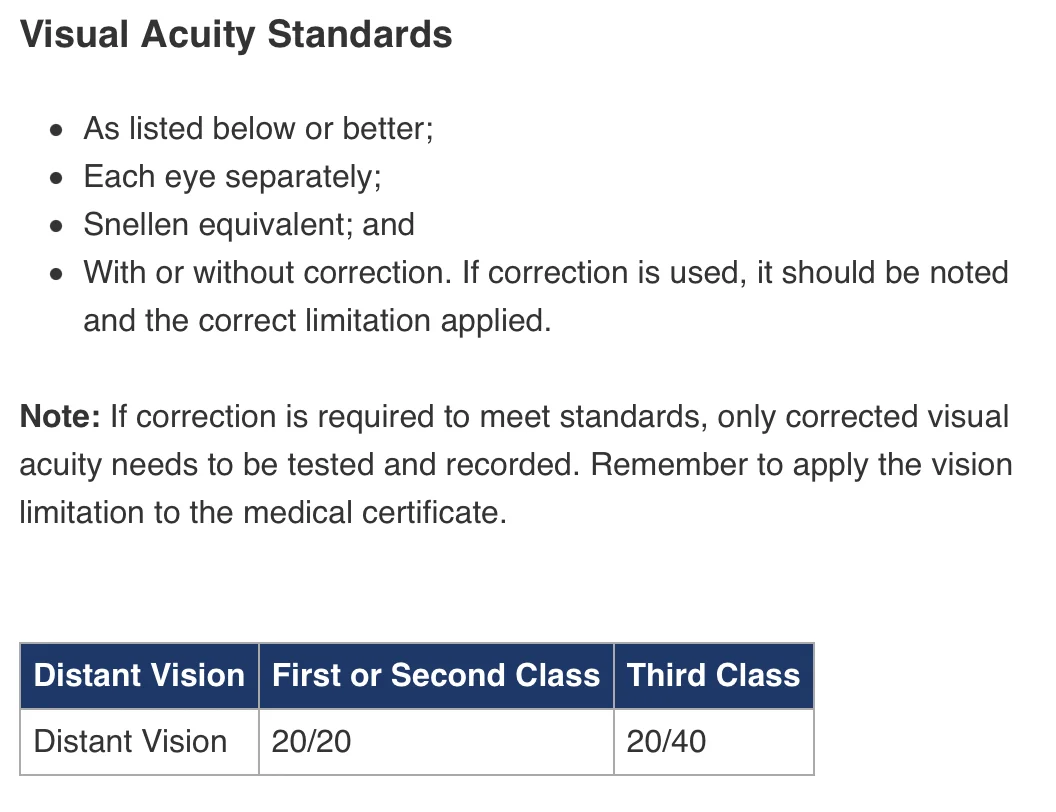 Do Pilots Have Perfect Vision? - Go Flight Medicine