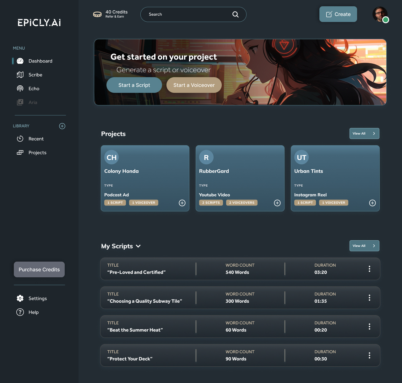 Epicly.ai | The All-in-One AI Platform for Digital Content