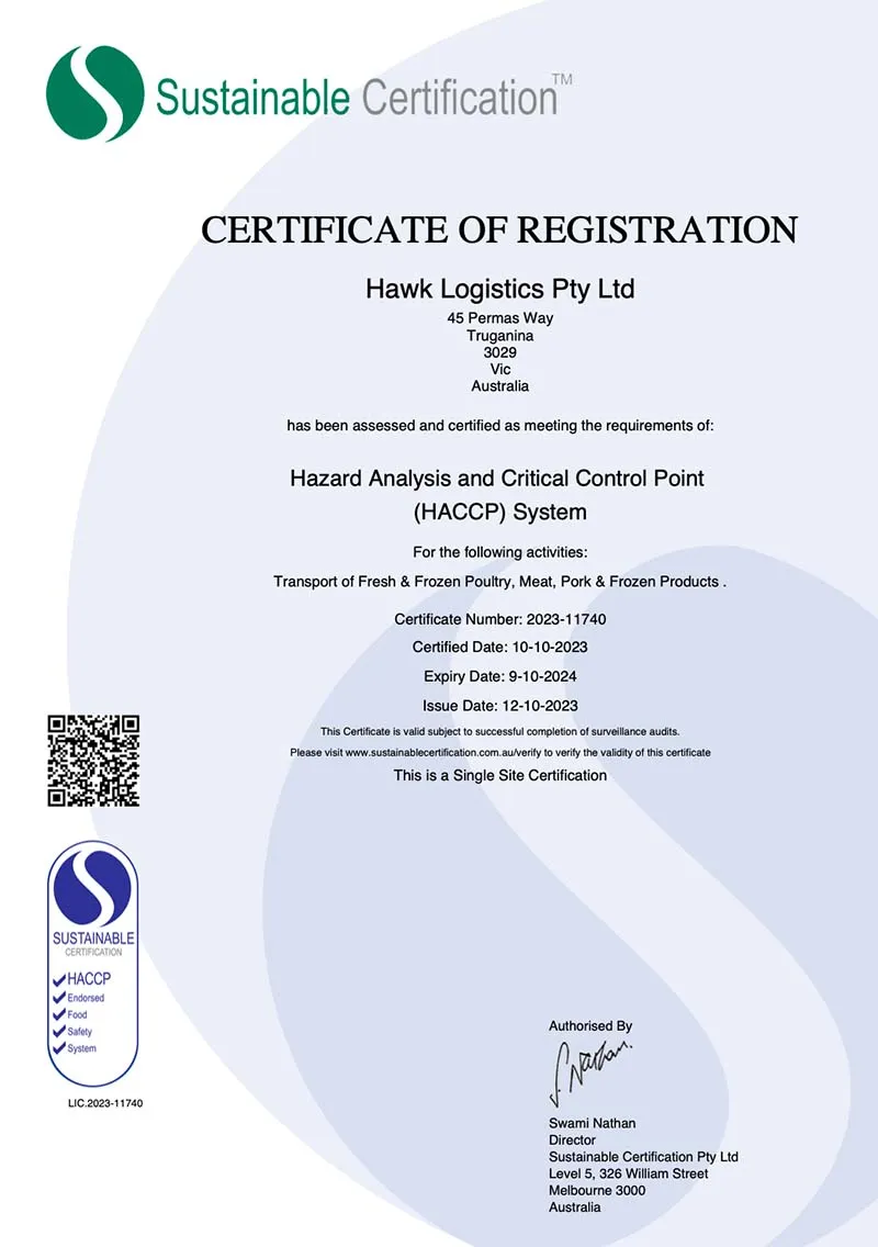 Safety – Hawk Logistics