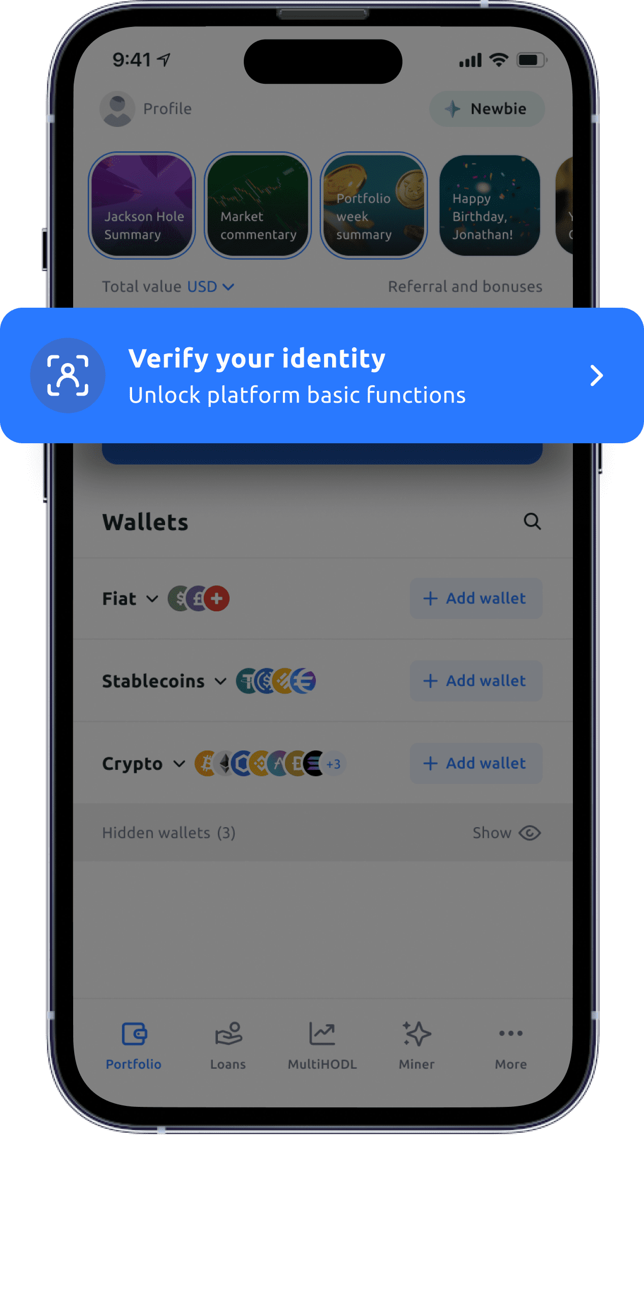Ottieni ora 15 USDT di Bonus con Youhodler - Promo