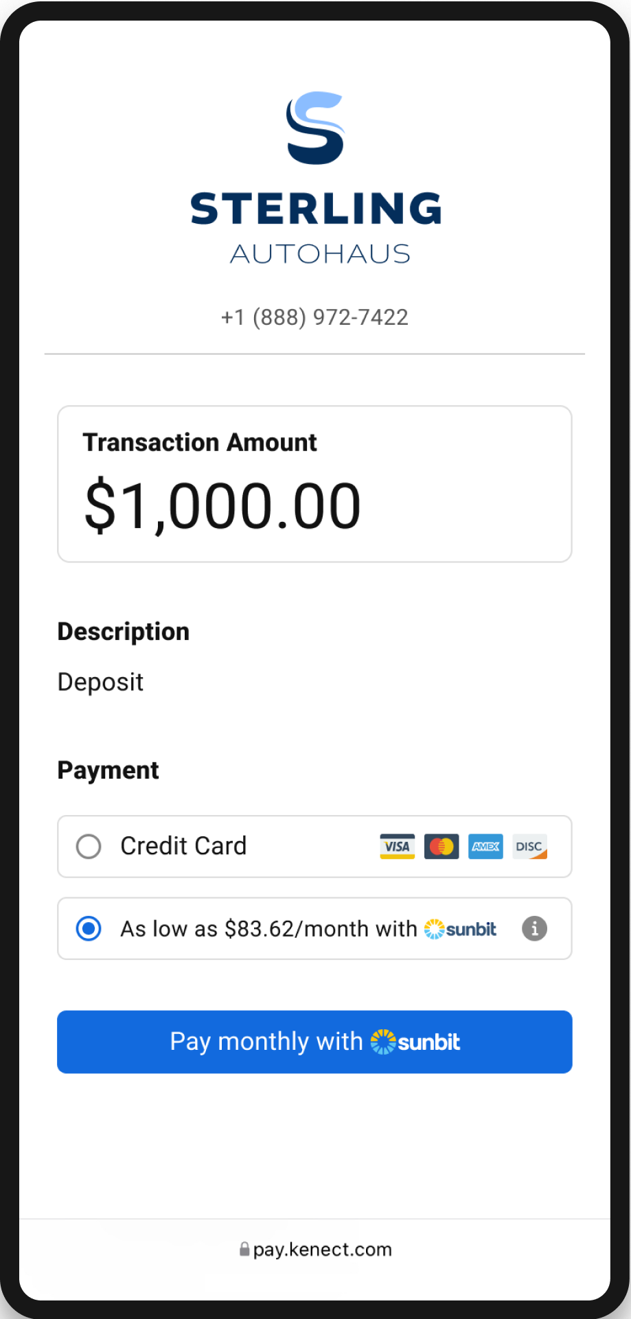 Customers Can Now Pay Over Time