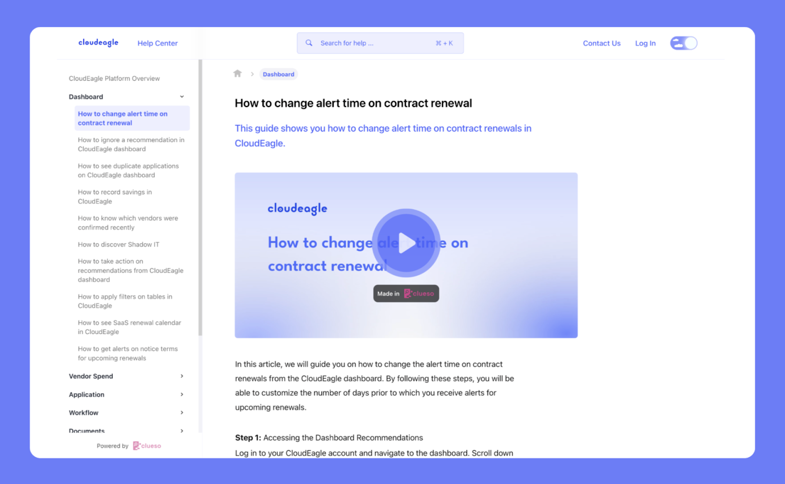 Case Study: How CloudEagle Uses Clueso to Create Training Videos and Docs