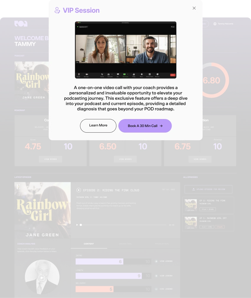 POD Journey | The 1-on-1 coaching platform helping podcasters perfect ...