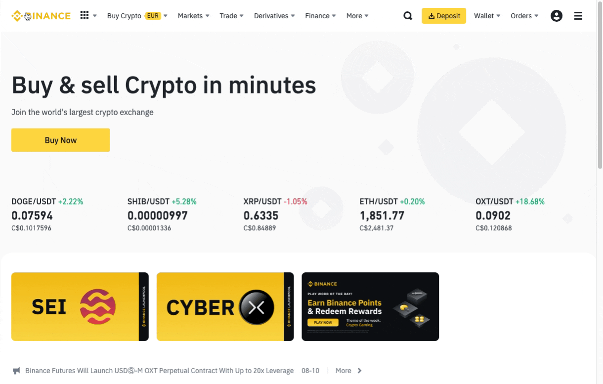 Binance exiting Canada: how to export your trade history - Metrics CPA