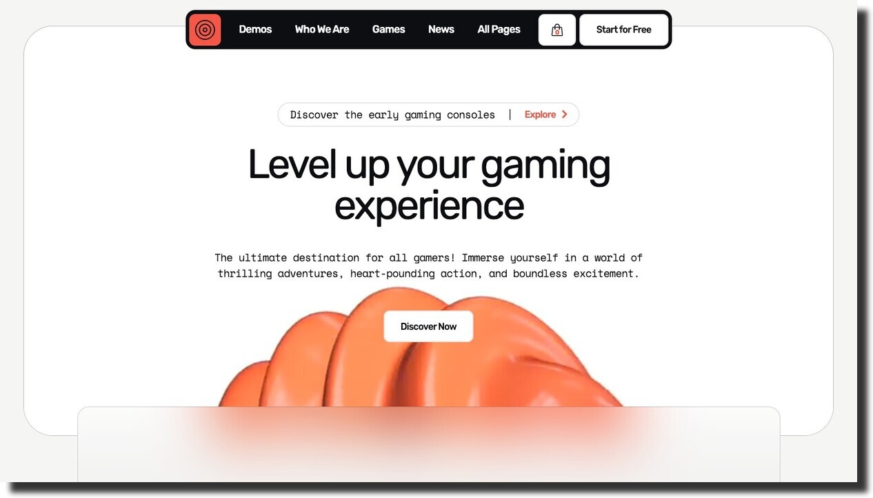 Top 22 Free Gaming Website Templates | 128 Digital