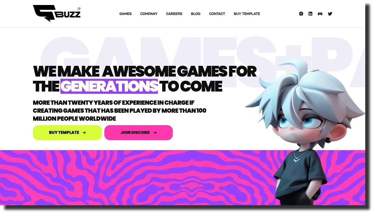Top 22 Free Gaming Website Templates | 128 Digital