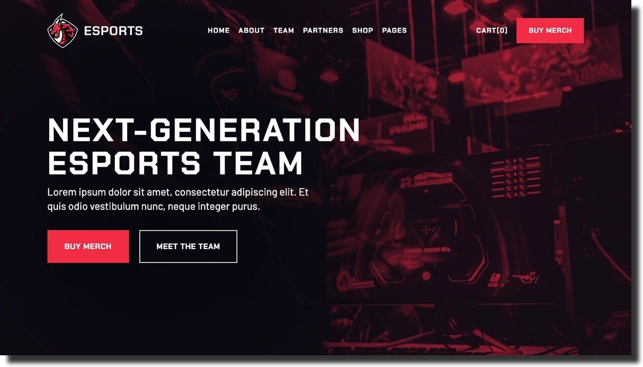 Top 22 Free Gaming Website Templates | 128 Digital