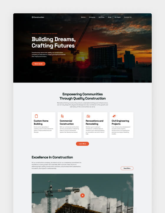 128 Club Webflow Templates