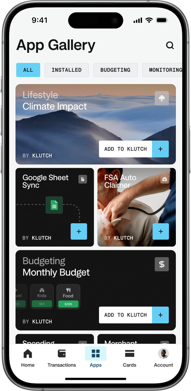 Klutch | Single-Use Card