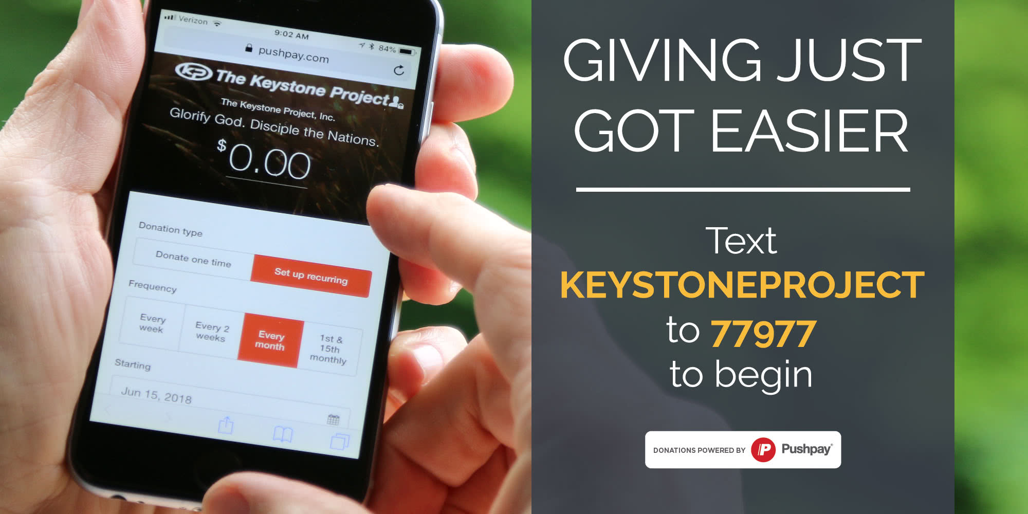 Pushpay | The Keystone Project