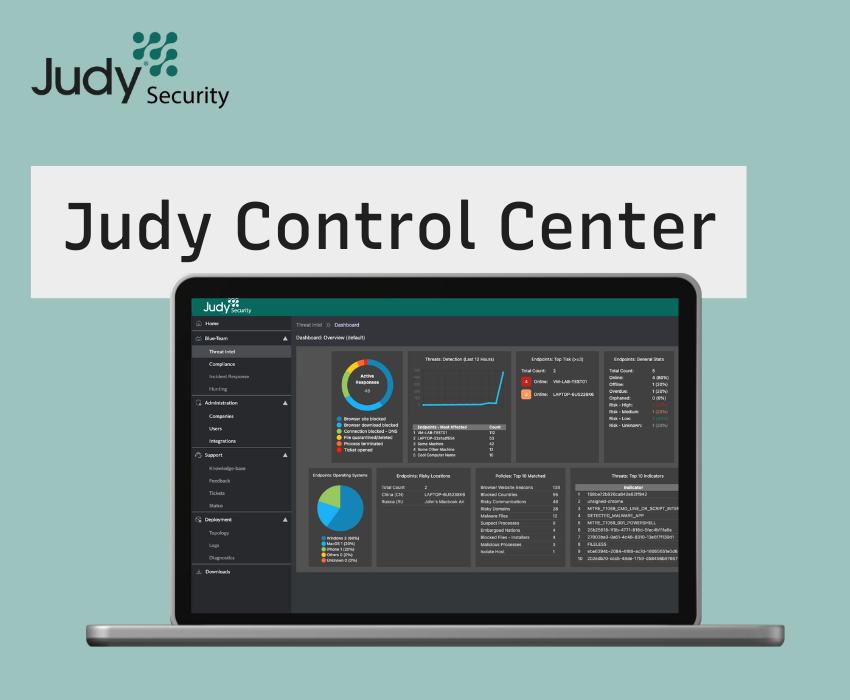Next-Generation Judy Control Center for Enhanced Cybersecurity ...