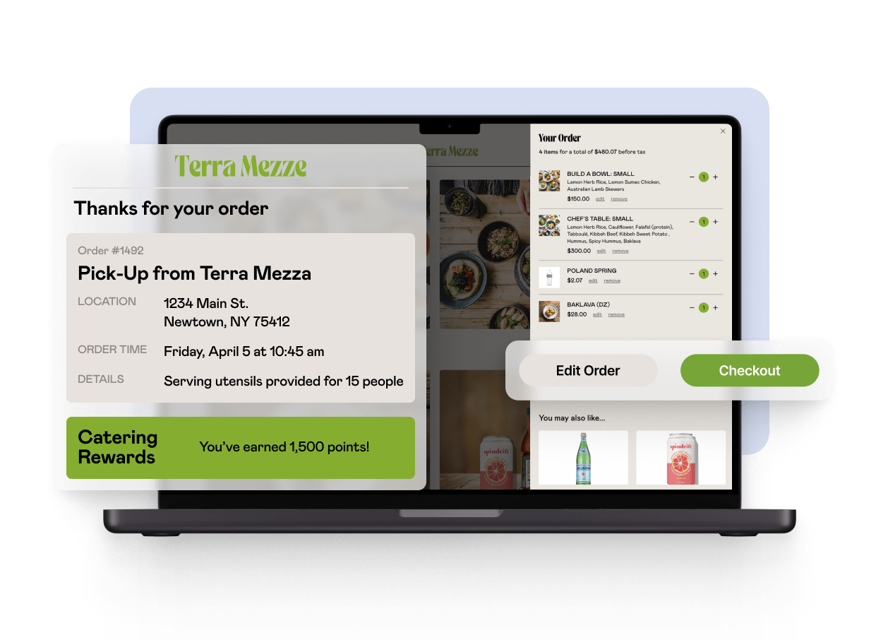 Enterprise Restaurant Catering Solution