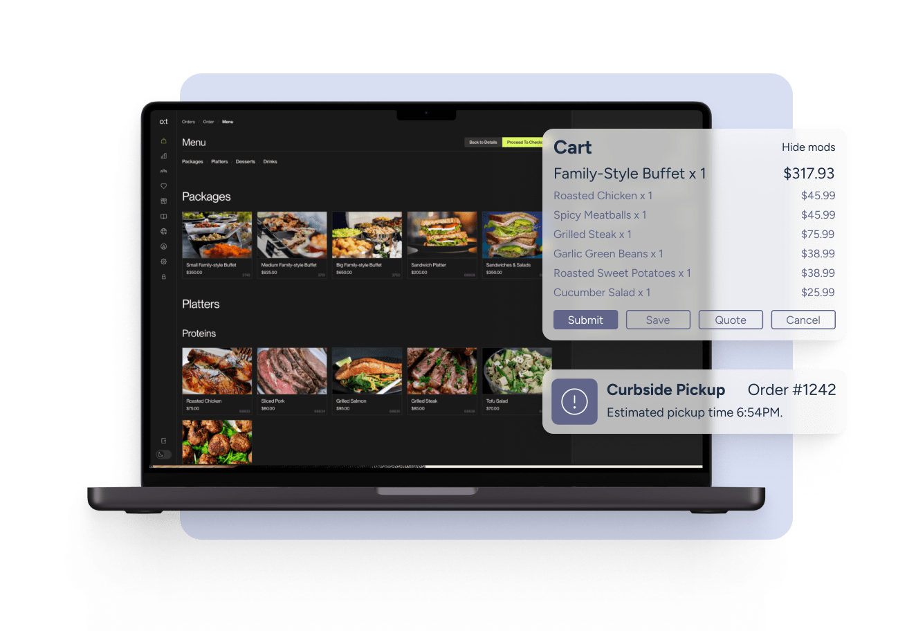 Enterprise Restaurant Catering Solution