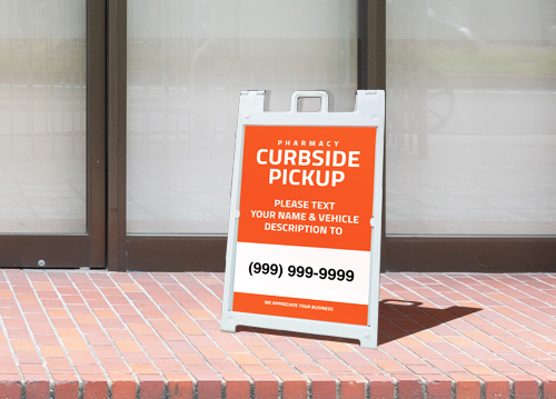 Curbside Pickup Signage