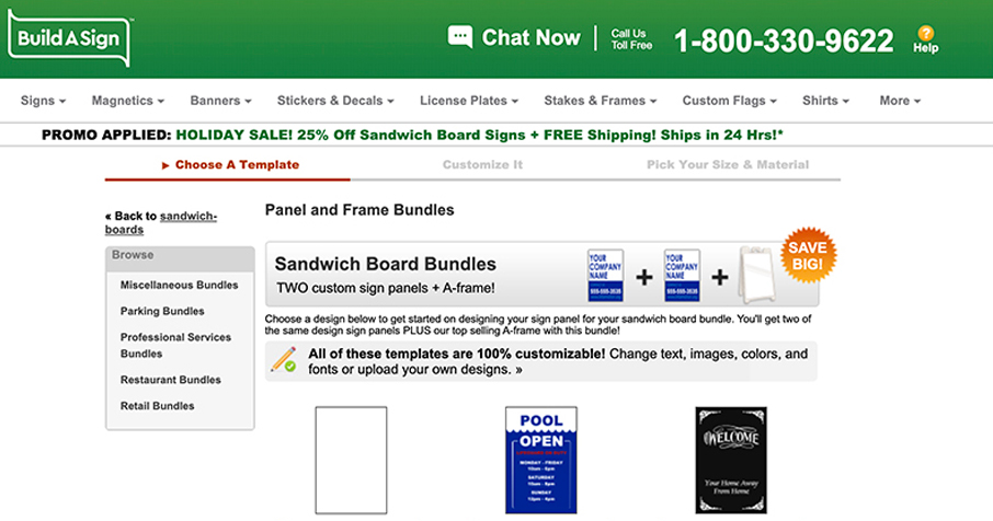 Curbside Pickup Signage