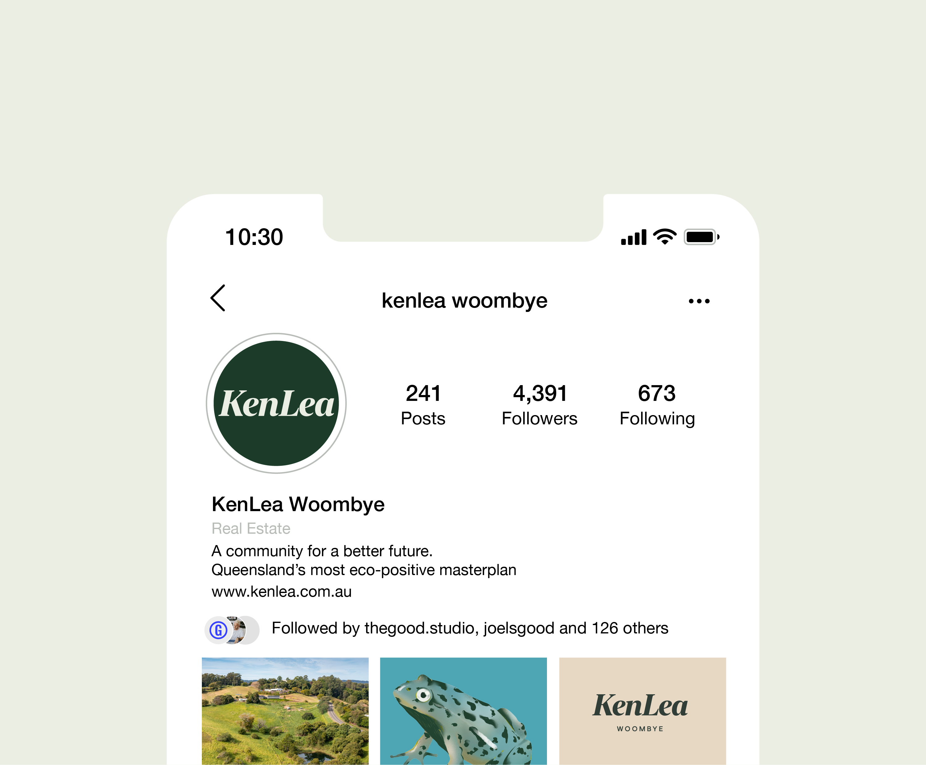 KenLea Woombye by The Good Studio | Sunshine Coast Brand & Marketing