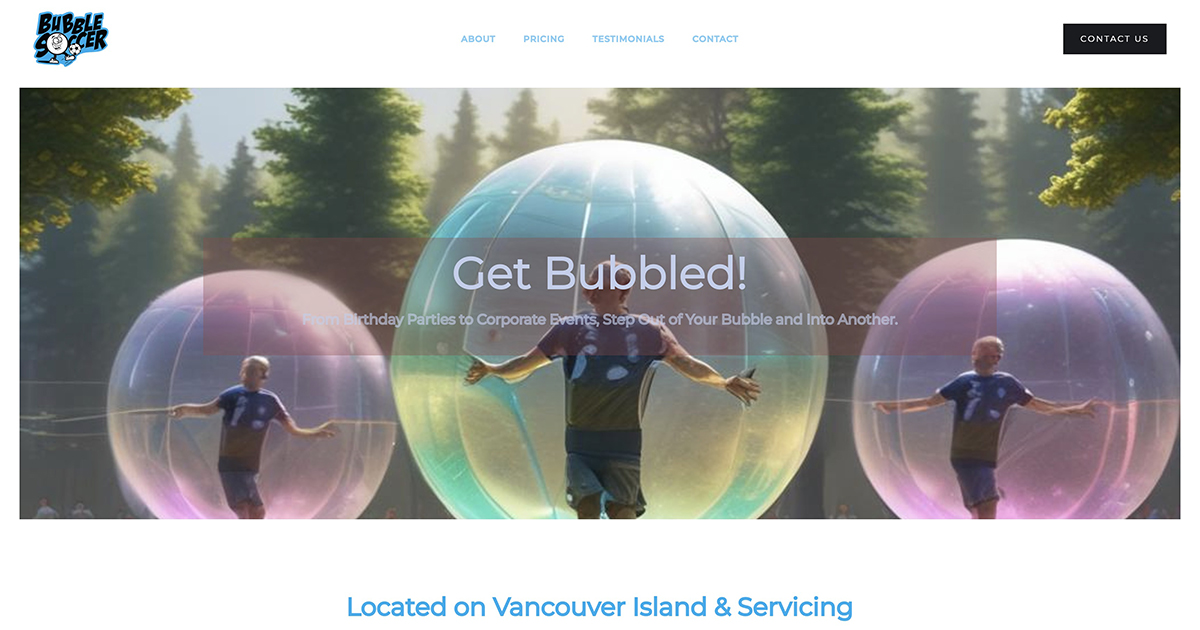 Victoria BC - Bubble Soccer Rentals