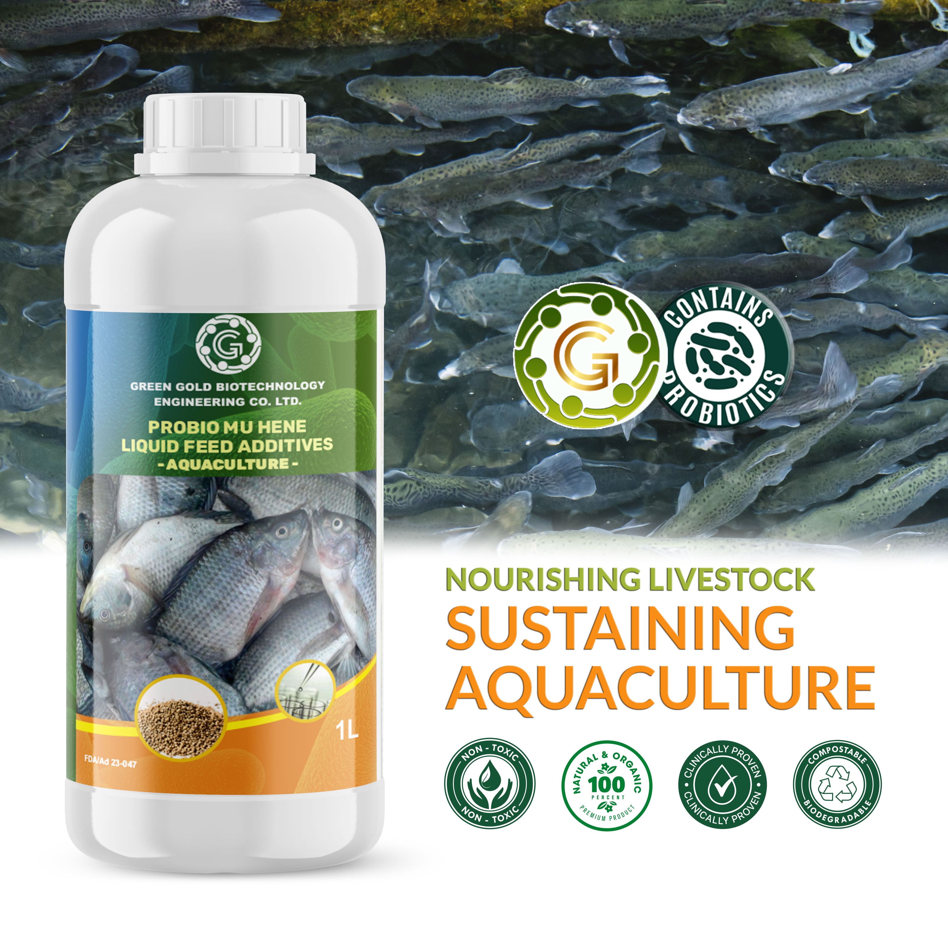 Green Gold Probiotic Feed Additives - Green Gold Biotech Canada