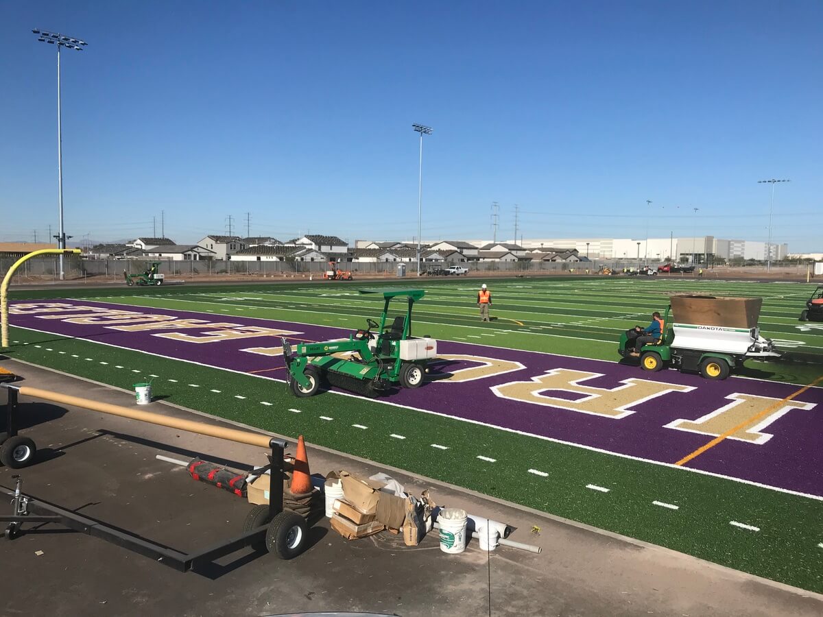 Synthetic Turf Field Construction: GA Sports Construction