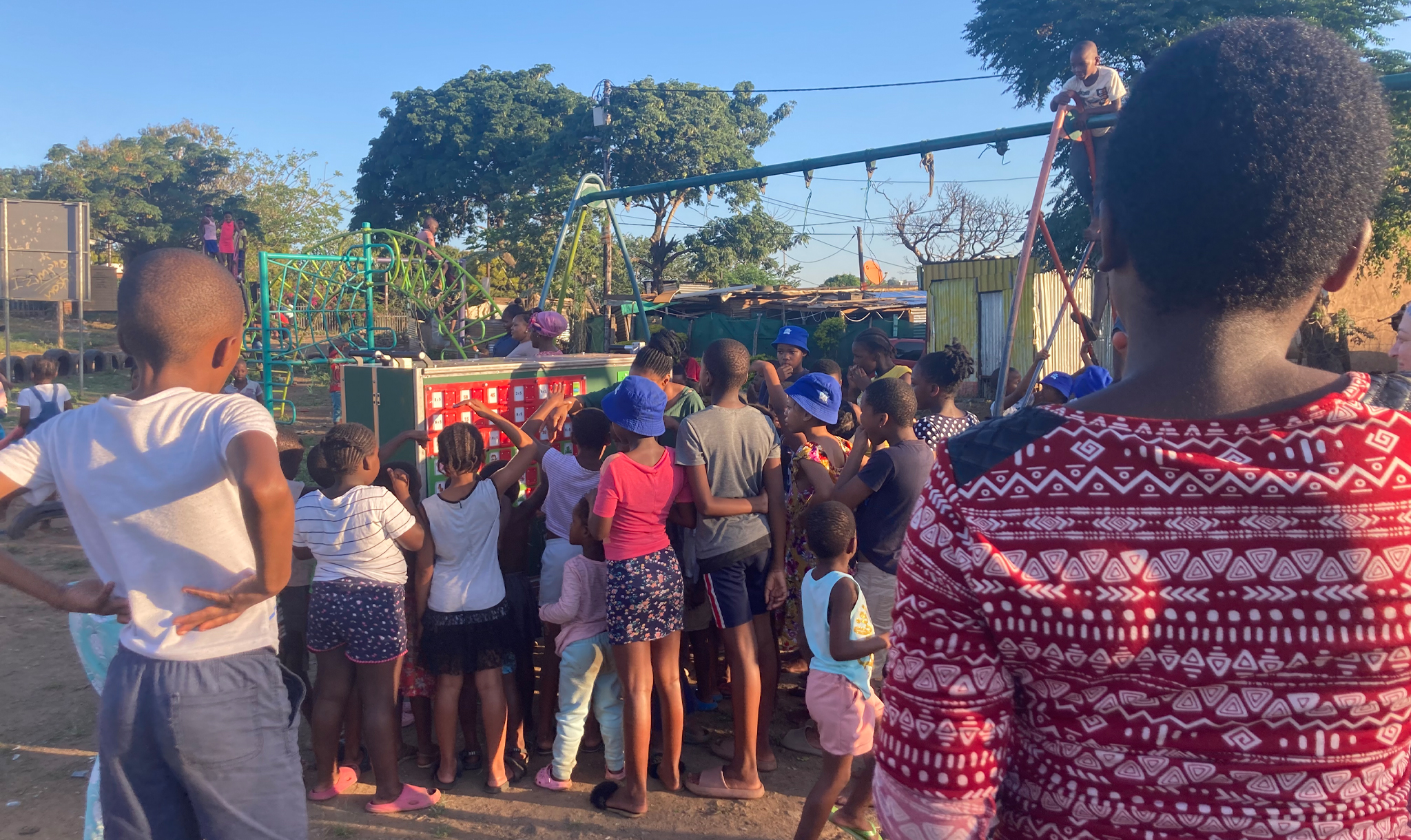 IN PICTURES: New mobile school in the Rainbow Nation