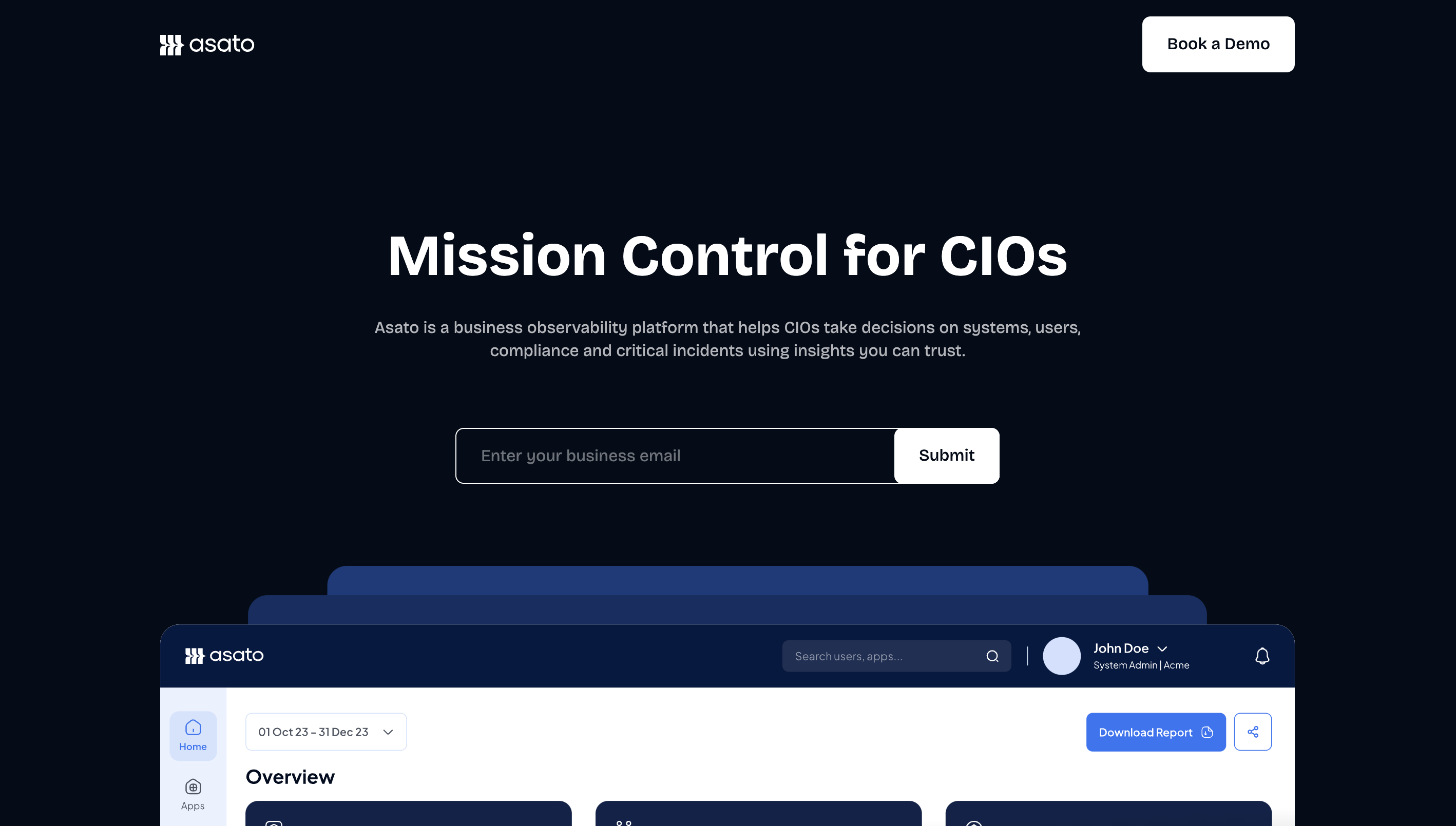 Asato AI | Business Observability Solution For CIOs