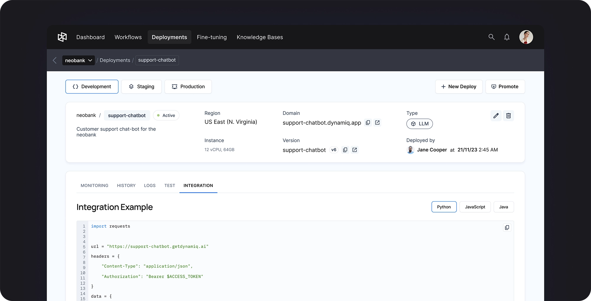 The Operating Platform for GenAI Applications | Dynamiq