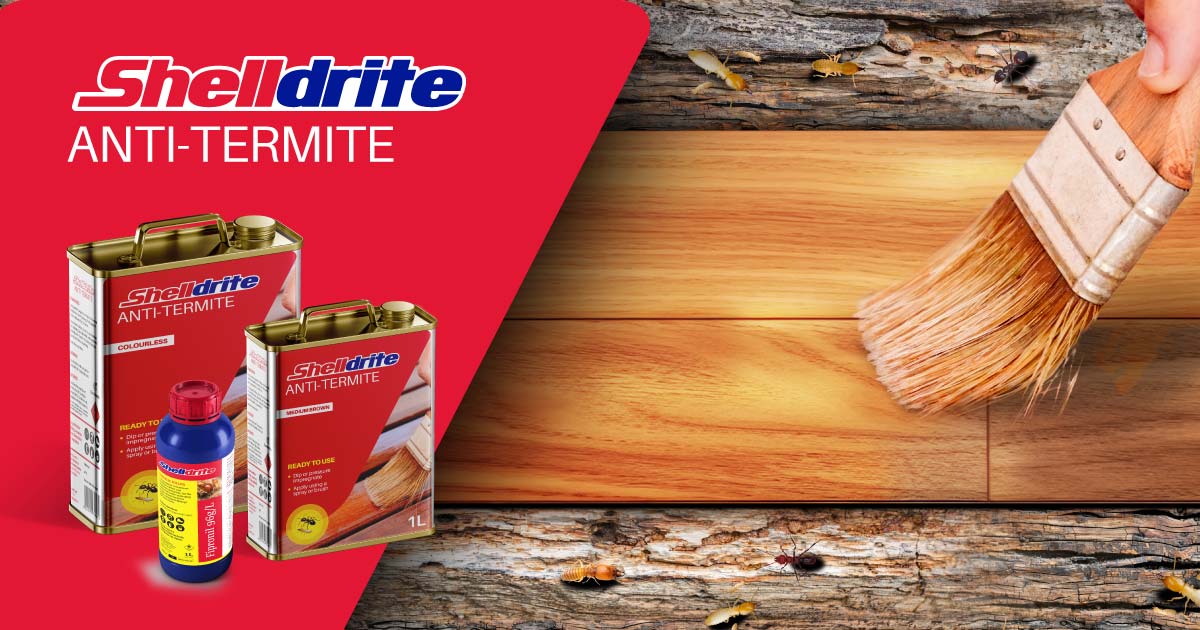 Shelldrite: Termite Control, Wood Protection, DIY Pest Solutions
