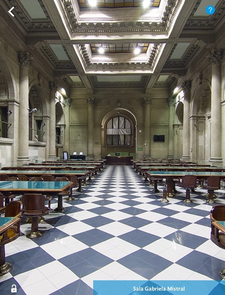 Manuvo | National Library of Chile: Virtual Tour