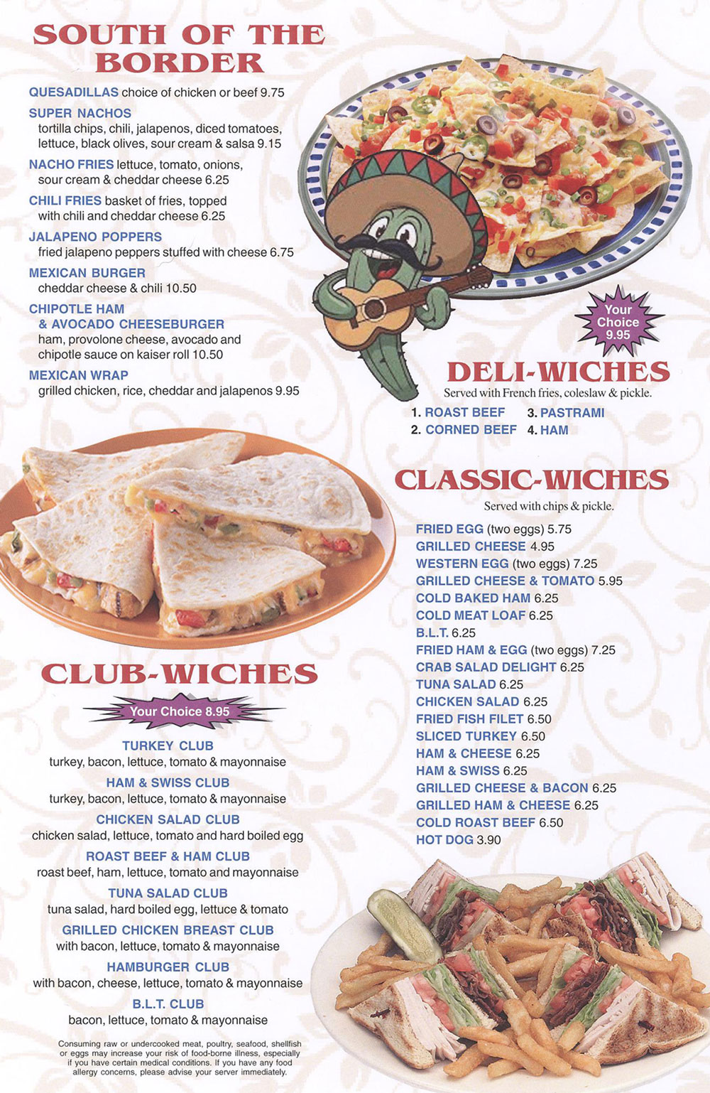 5th Street Diner | Menu | Tantalize your taste buds