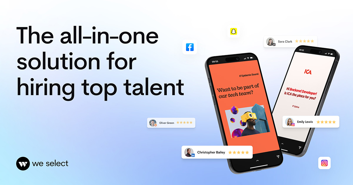 The all-in-one solution for hiring top talent | We Select