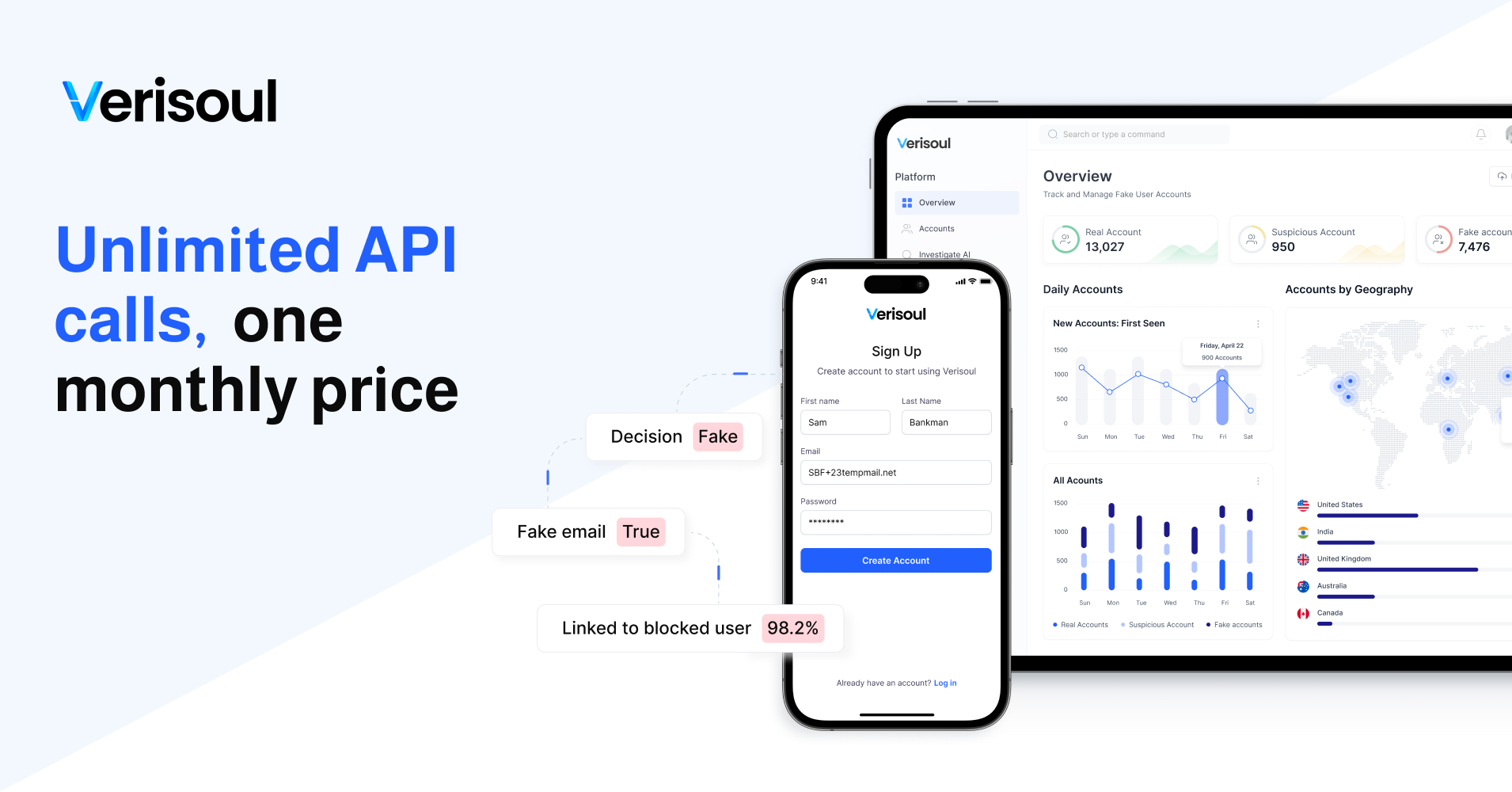 Verisoul Pricing | Stop Paying Per API Call