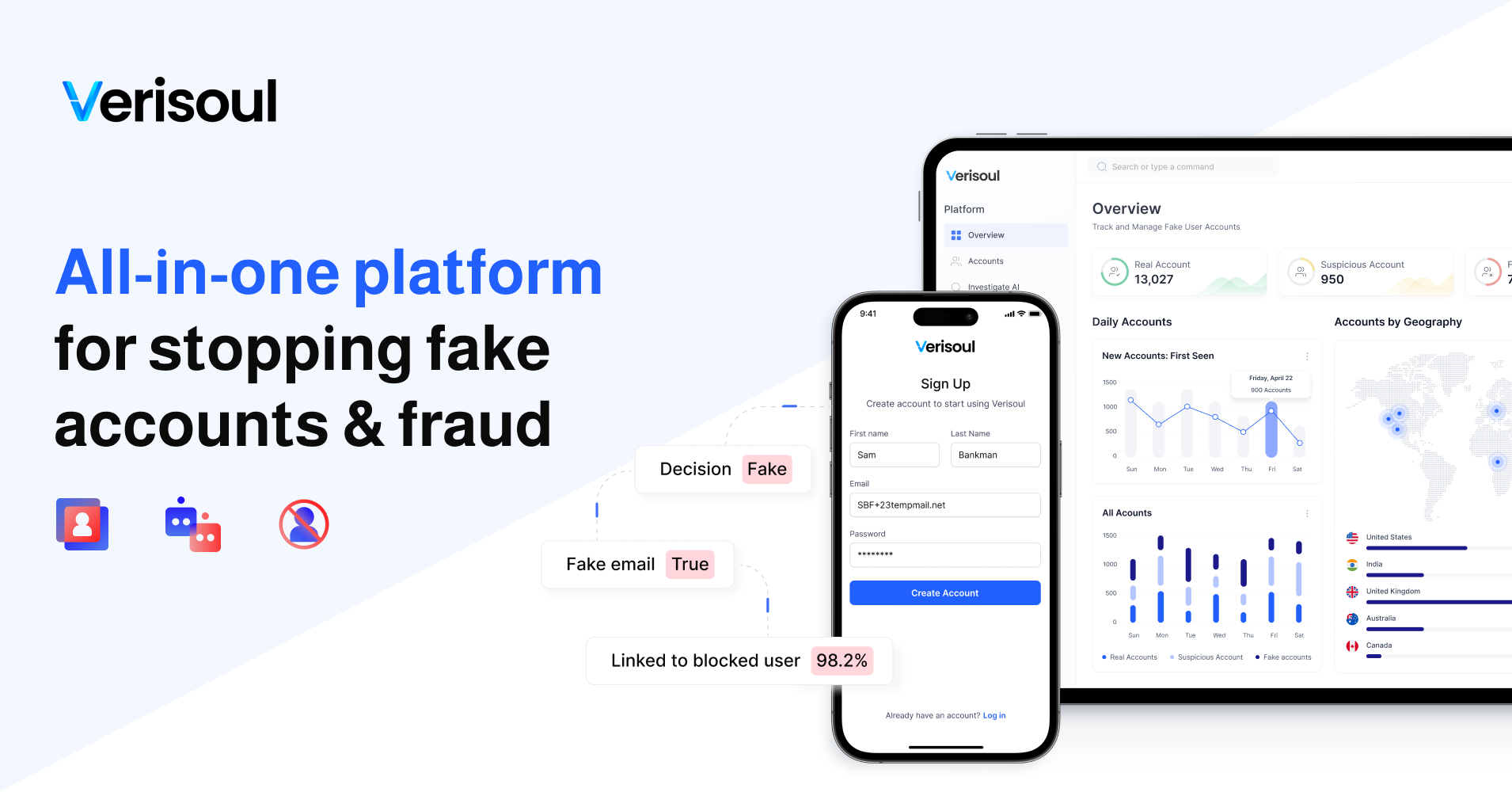 Verisoul Blog | Strategies for detecting fake accounts & fraud