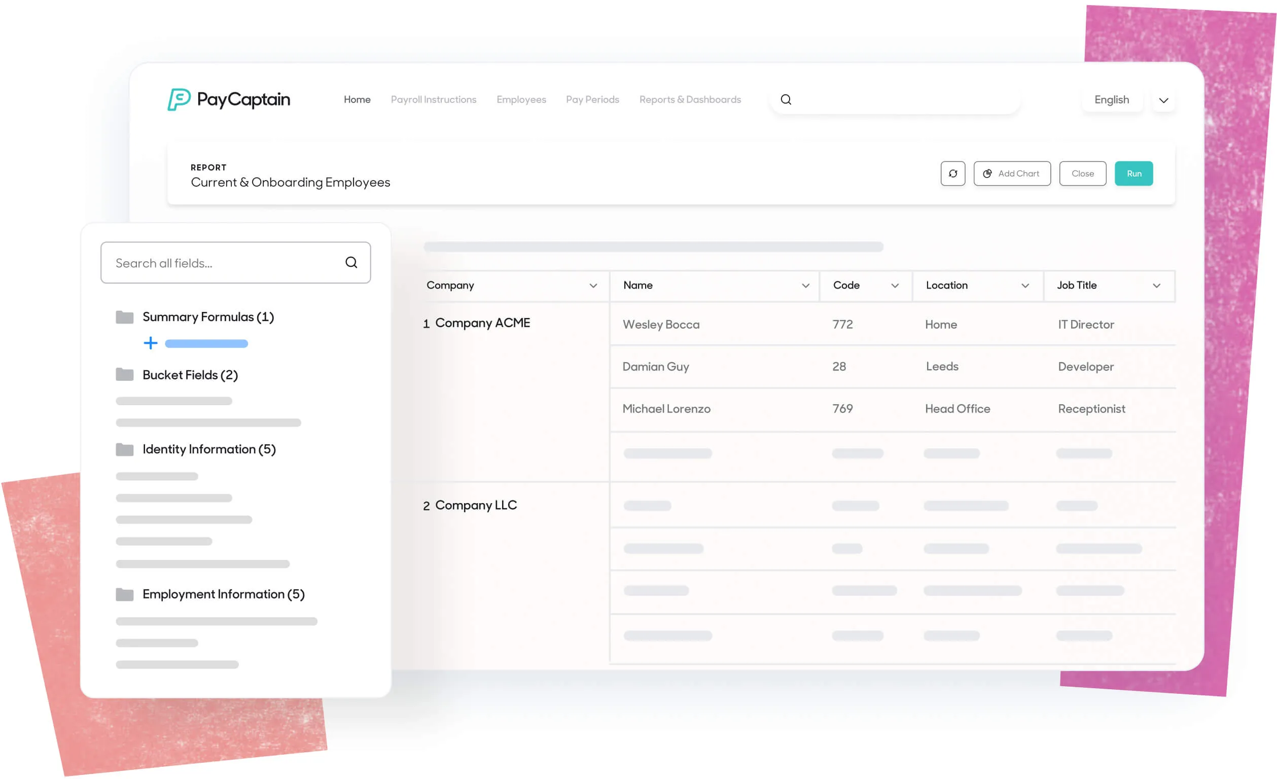 Payroll Report, Certified Annual & Monthly Payroll Dashboards | PayCaptain