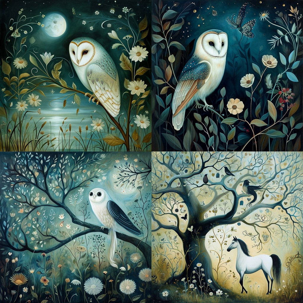 Folk art Midjourney style | Andrei Kovalev's Midlibrary